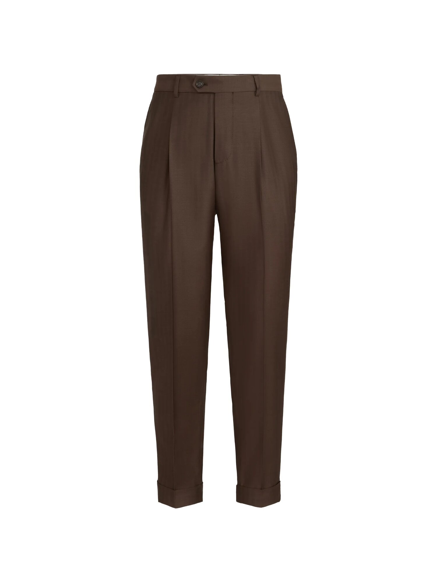 Брюки Virgin-wool and cashmere trousers with pleat