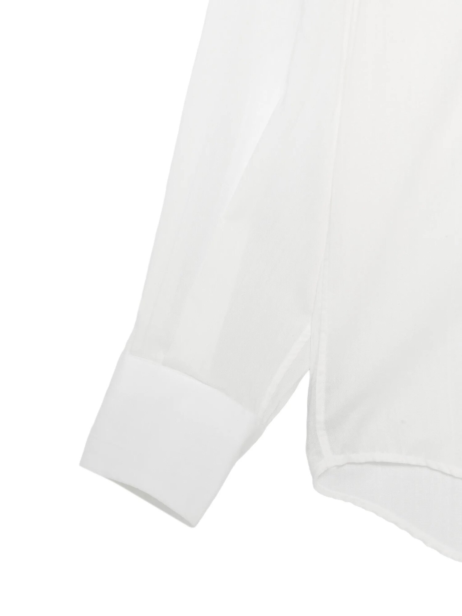 Рубашка XACUS Chest-pocket button-up shirt, размер 40, бежевый/белый — фото 1