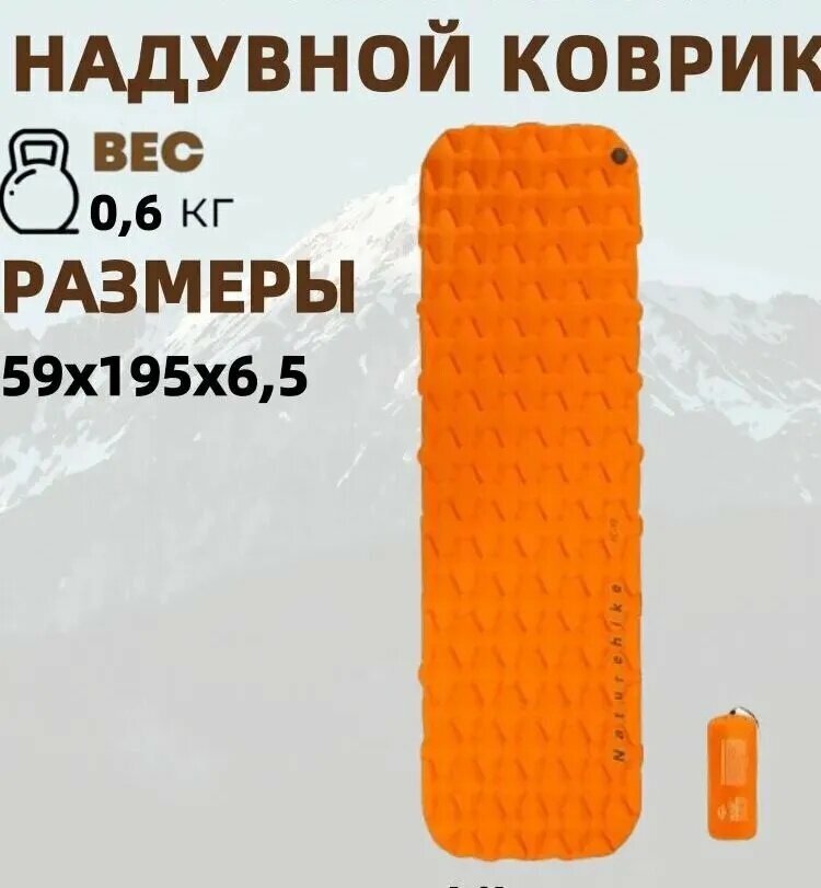 Коврик надувной туристический