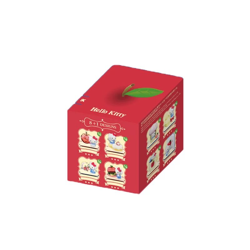 Sanrio Hello Kitty Big Apple Workshop Series Micro Box Hello Kitty слепая коробка орнамент ручная фигурка подарок для