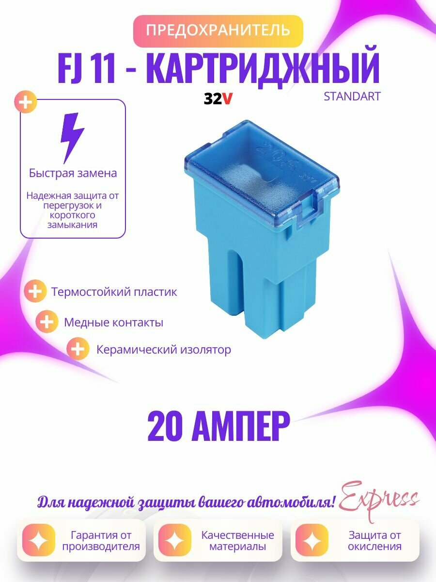 Предохранитель картриджный FJ11 20A