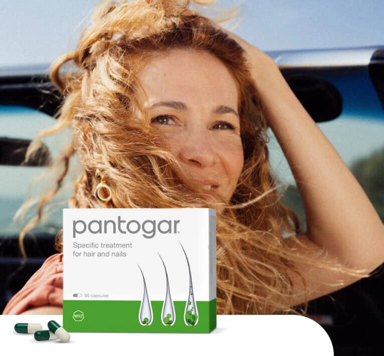 Pantogar Пантогар для роста волос и ногтей, капсулы 60 шт Египет