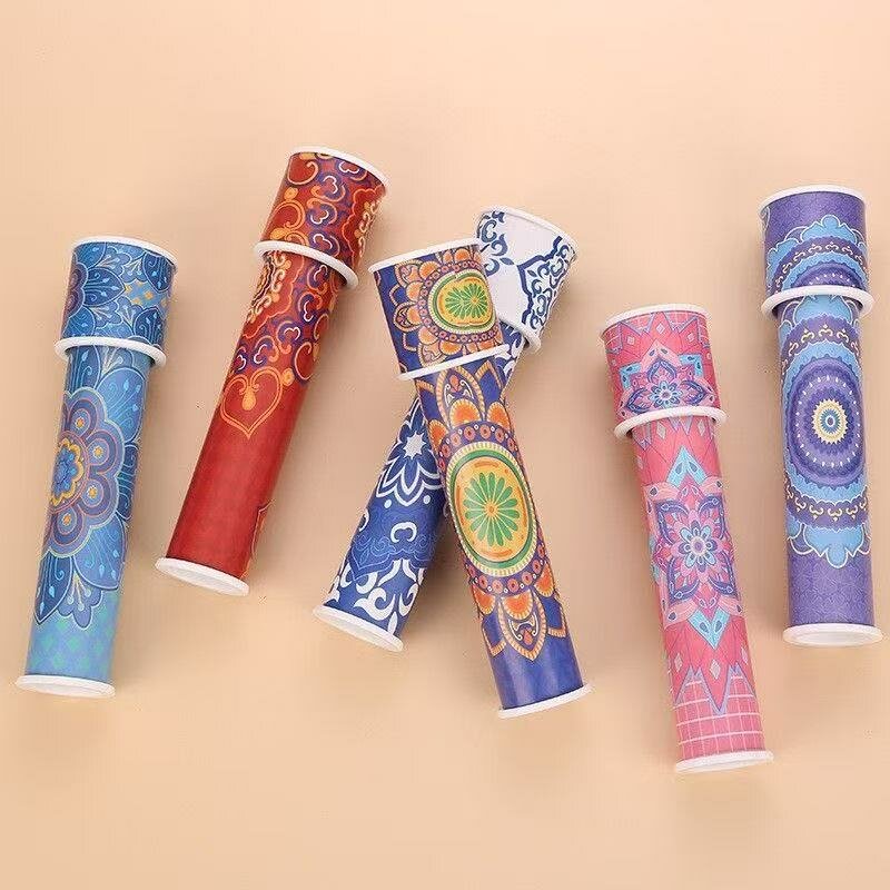 DIY-набор для калейдоскопа с мандалами, детский набор для творчества, 6 цветов, 6 шт.