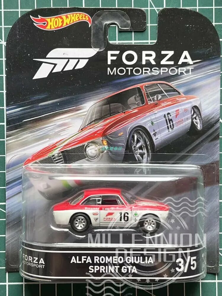 Коллекционная машинка HotWheels 1:64 серия Forza Motorsport(1-3 ALFA ROMEO)