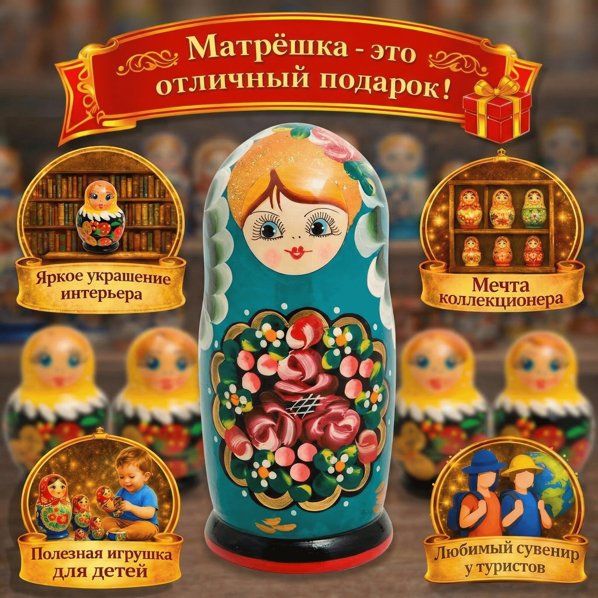 Матрешка Анастасия Дмитриевна — фото 1