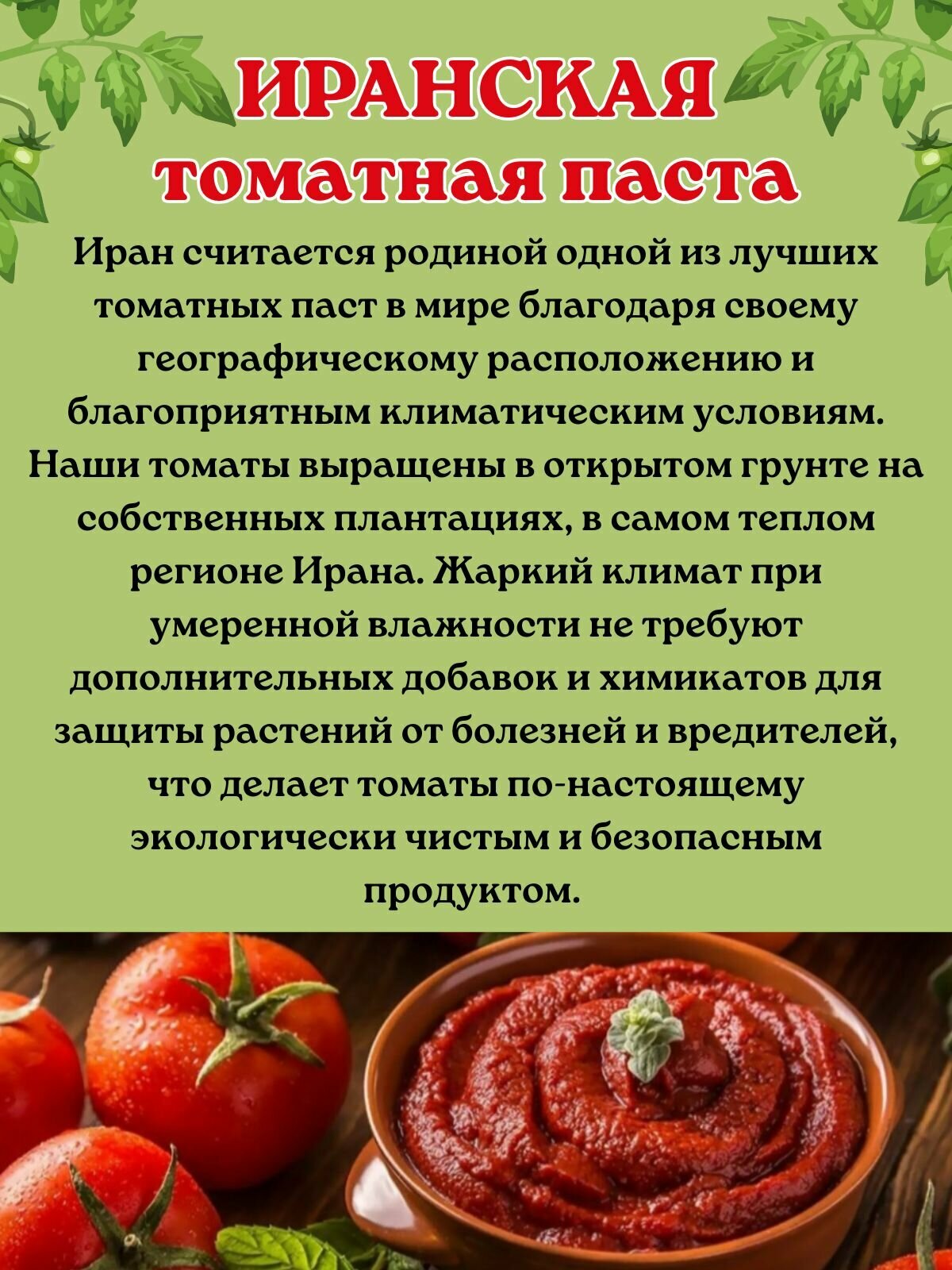 Томатная паста иран — фото 1