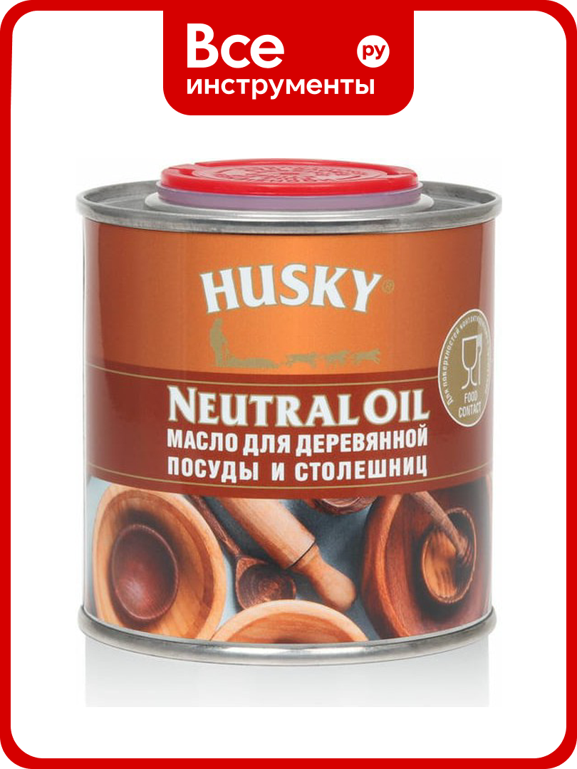 Масло для деревянной посуды и столешниц HUSKY SIBERIAN 0,25 л 25 л, для деревянной посуды и столешниц