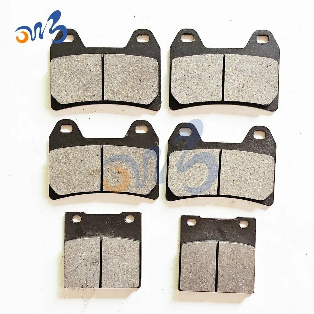 3 пары передняя задняя тормозная колодка для SUZUKI GSX400 Impulse FS Inazuma GSX1200FS