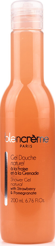Blancreme Гель для душа "Клубника & гранат" 200 мл Shower Gel Natural With Strawberry & Pomegranate 200 60 шт.