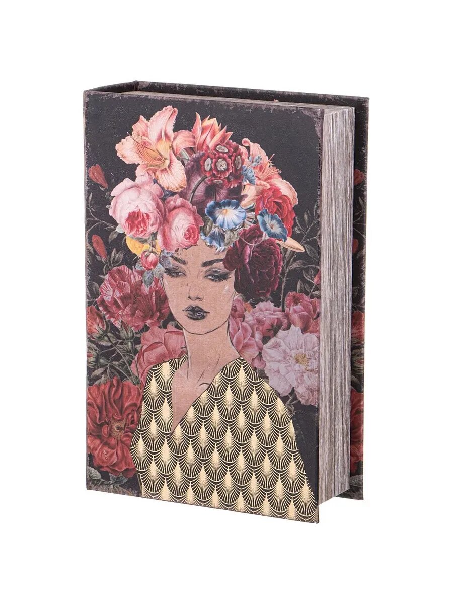 Шкатулка-книжка 27х18х7 см, для украшений, OLDIM