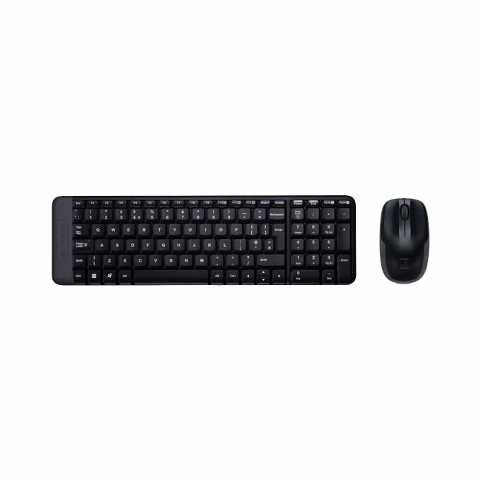 Клавиатура + мышь Logitech MK220 Wireless Black (920-003169)