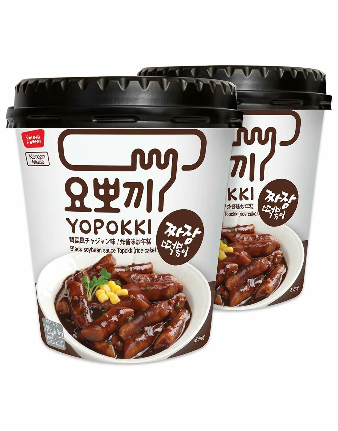 Рисовые клецки Токпокки с соусом чачжан 120 г * 2 шт