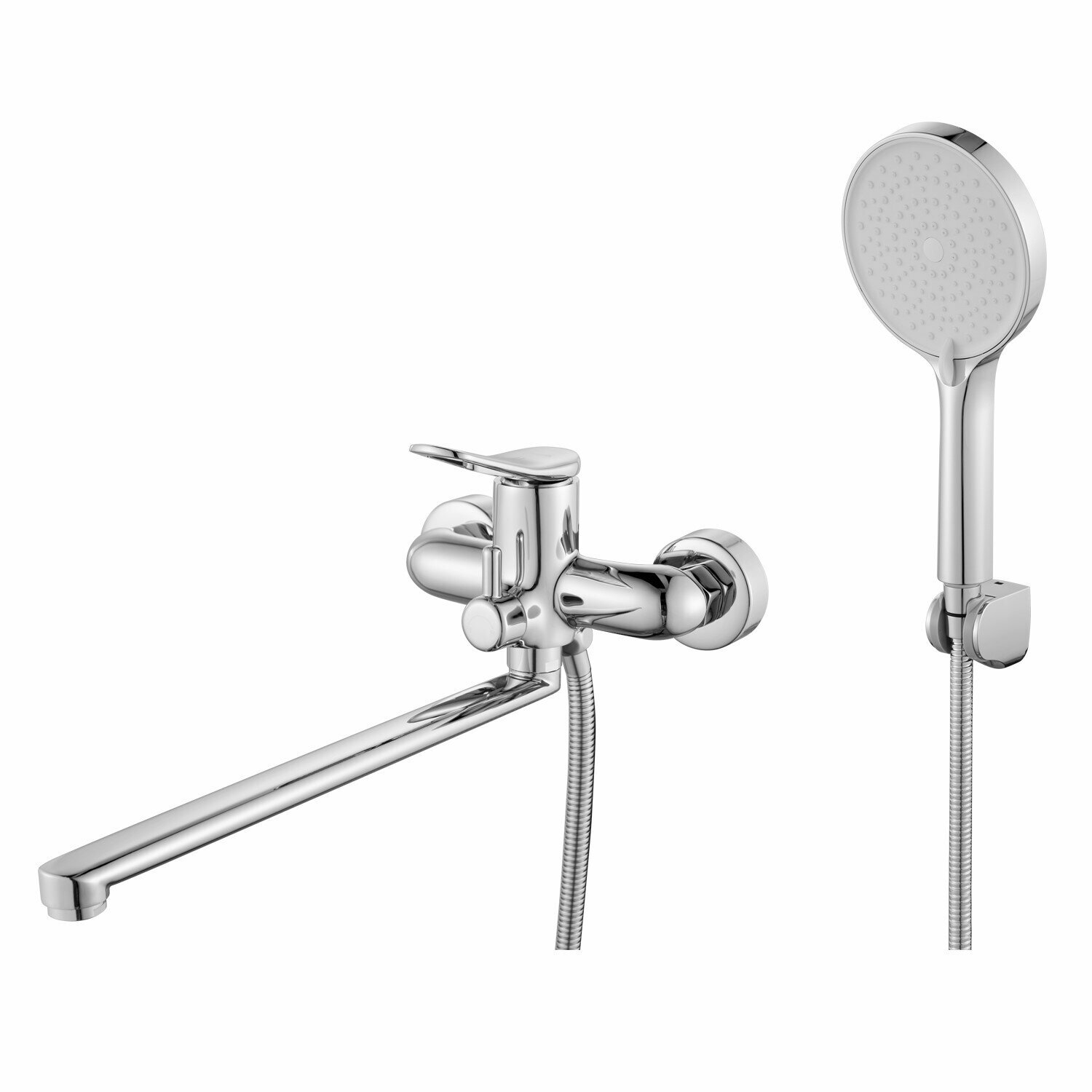 Смеситель для ванны Shevanik S4722, хром