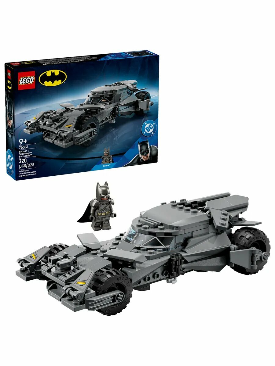 LEGO DC Batman герои Бэтмобиль Бэтмен против Супермена 76331
