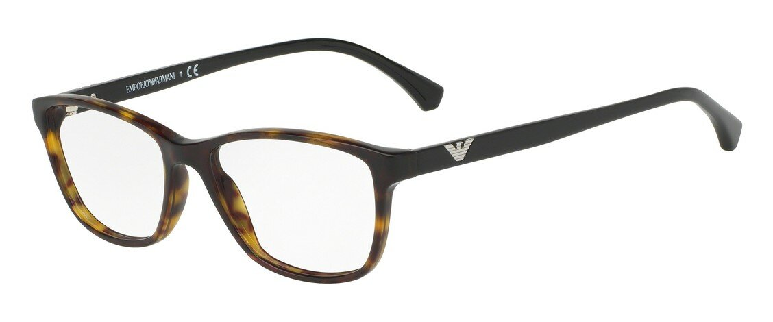 Оправа для очков Emporio Armani EA 3099 5026, кошачий глаз, пластик, салфетка и футляр в комплекте