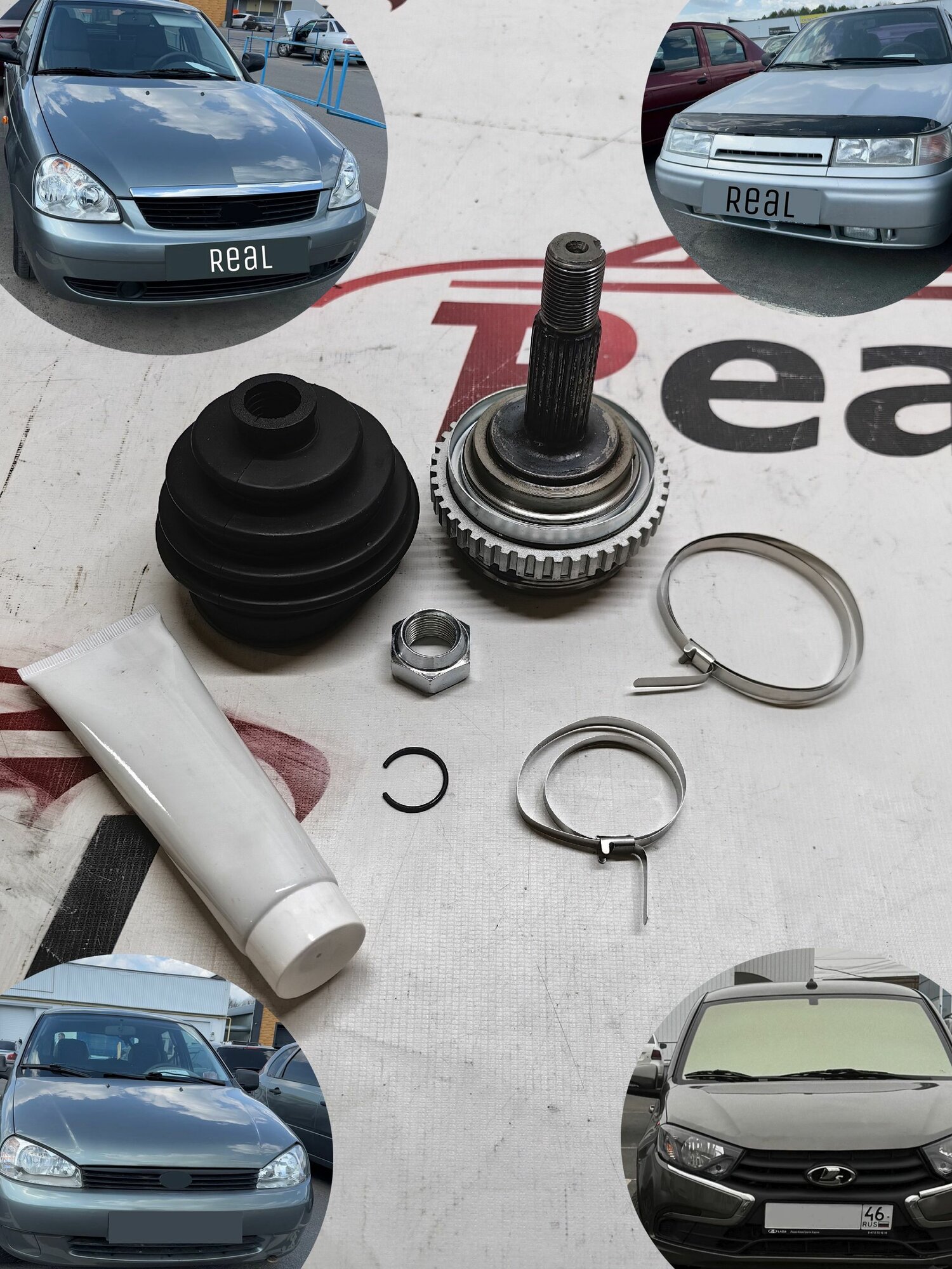ШРУС (граната) наружный под АБС(ABS) совместим с 2170, 2190, 1118, 2108, 2110, Арт.11186-2215012-00