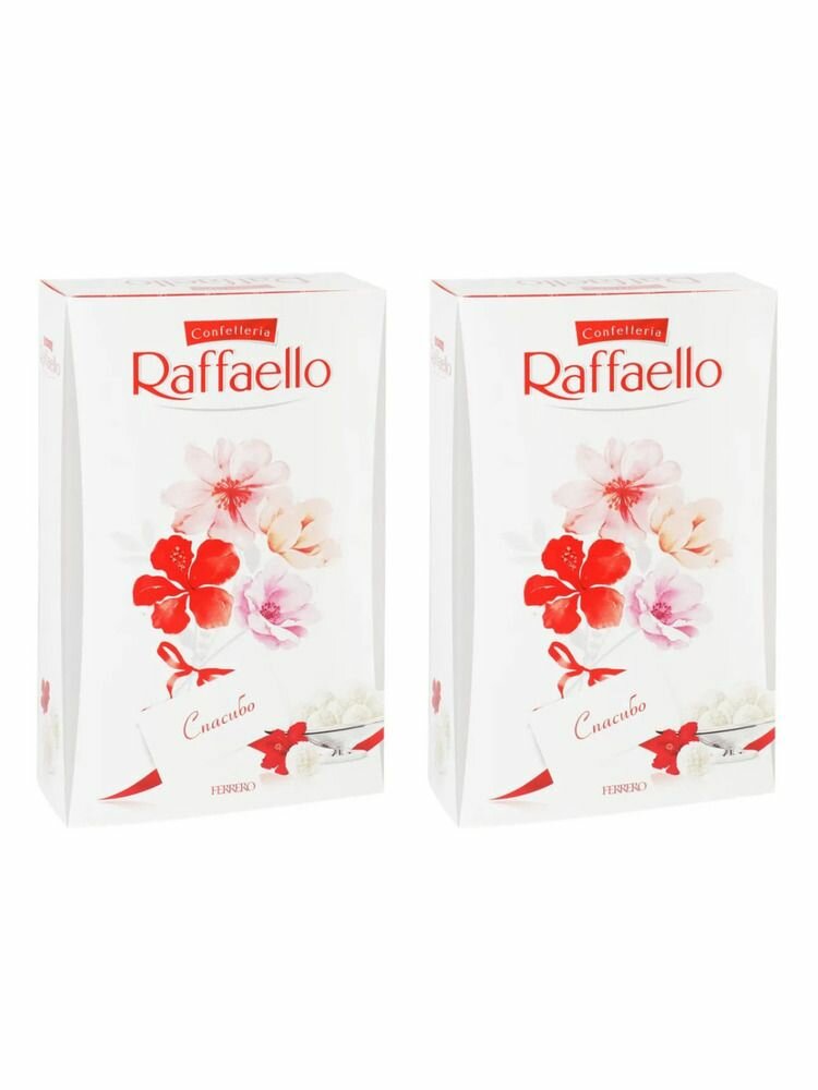 Raffaello Набор конфет с цельным миндальным орехом в кокосовой обсыпке, 70 г, 2 шт