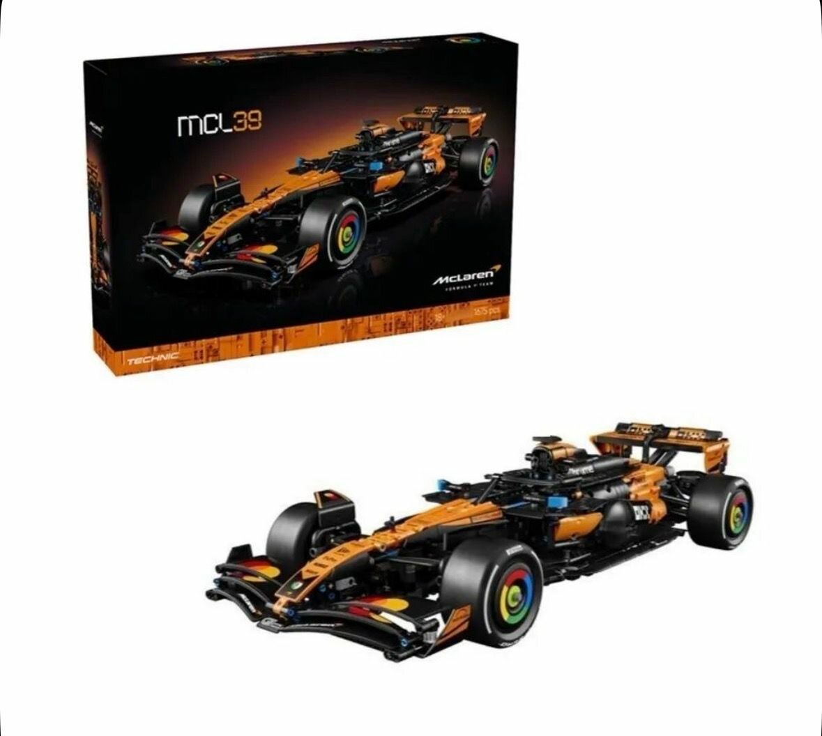 Конструктор Гоночный болид Формула 1 Макларен MCL39 / Formula 1 McLaren / 1675 деталей