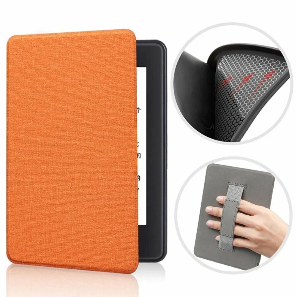 Чехол для Amazon Kindle 2022/2024 6" (11th Gen, 12th Gen), C2V2L3 / RS23CV, Магнитный Смарт-чехол и Тканевый Защитный чехол