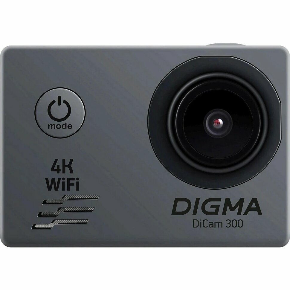 Экшн-камера Digma DiCam 300 серый, 2147361