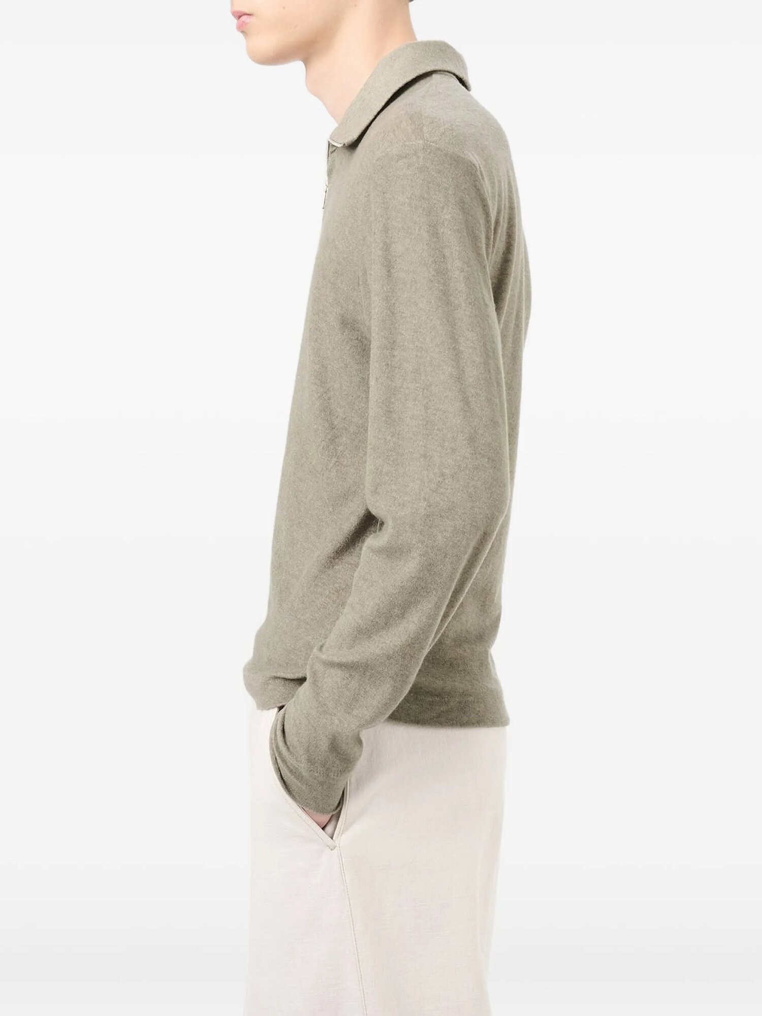 Свитер Our Legacy Quarter-zip sweater, размер 46, , green — фото 1