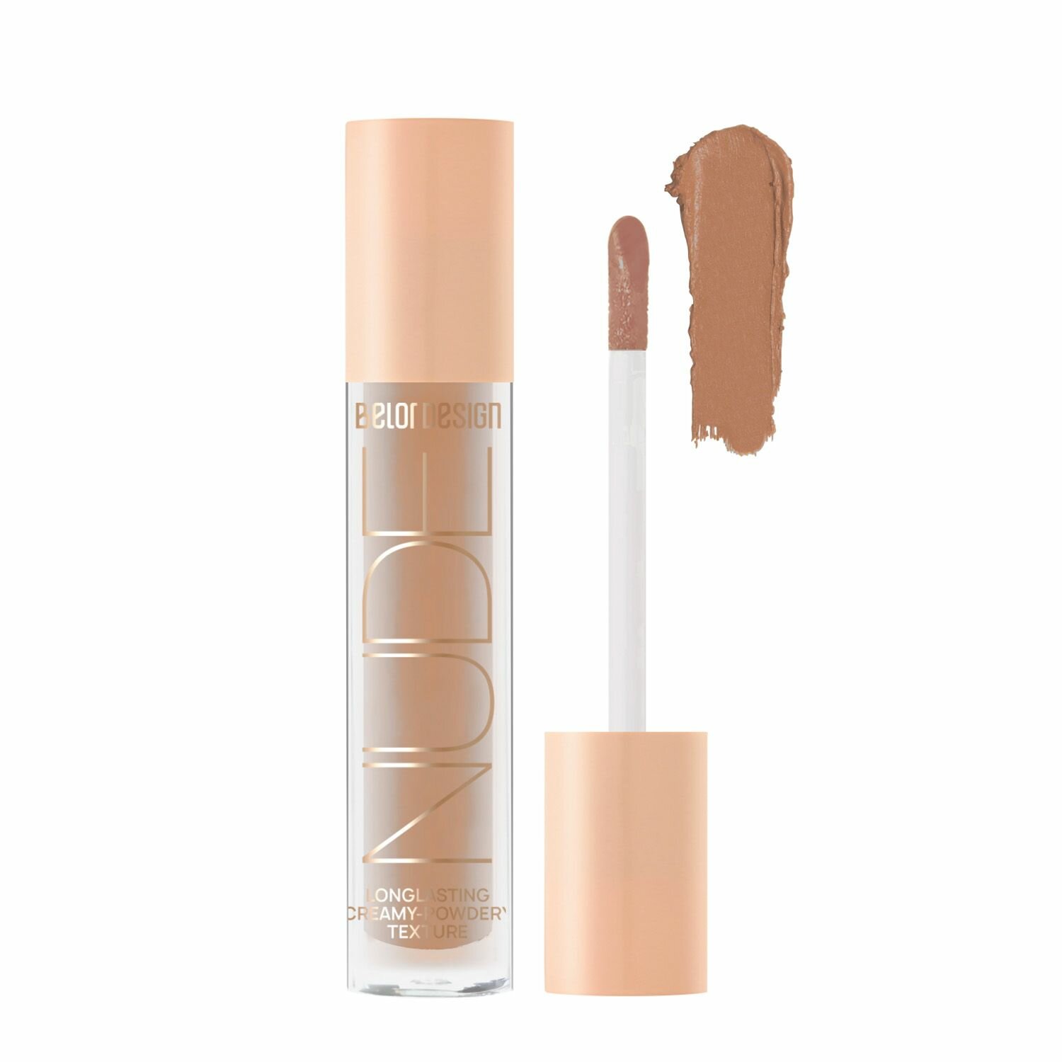 Belor Design Жидкие матовые тени Nude Harmony, Тон 10 Cinnabon