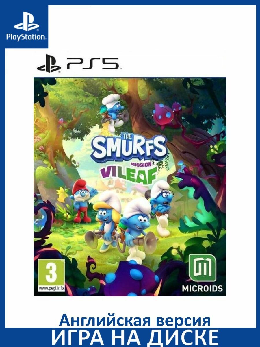 Игра The Smurfs (Смурфики): Операция Злолист (Mission Vileaf) PS5 Диск на PlayStation 5 Английская версия