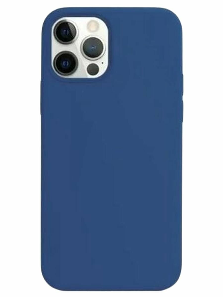 Силиконовый чехол K-DOO iCoat iPhone 12/12 Pro, синий