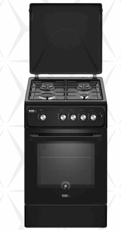 Плита газ. EFES SGG-50M40S8 BL черный
