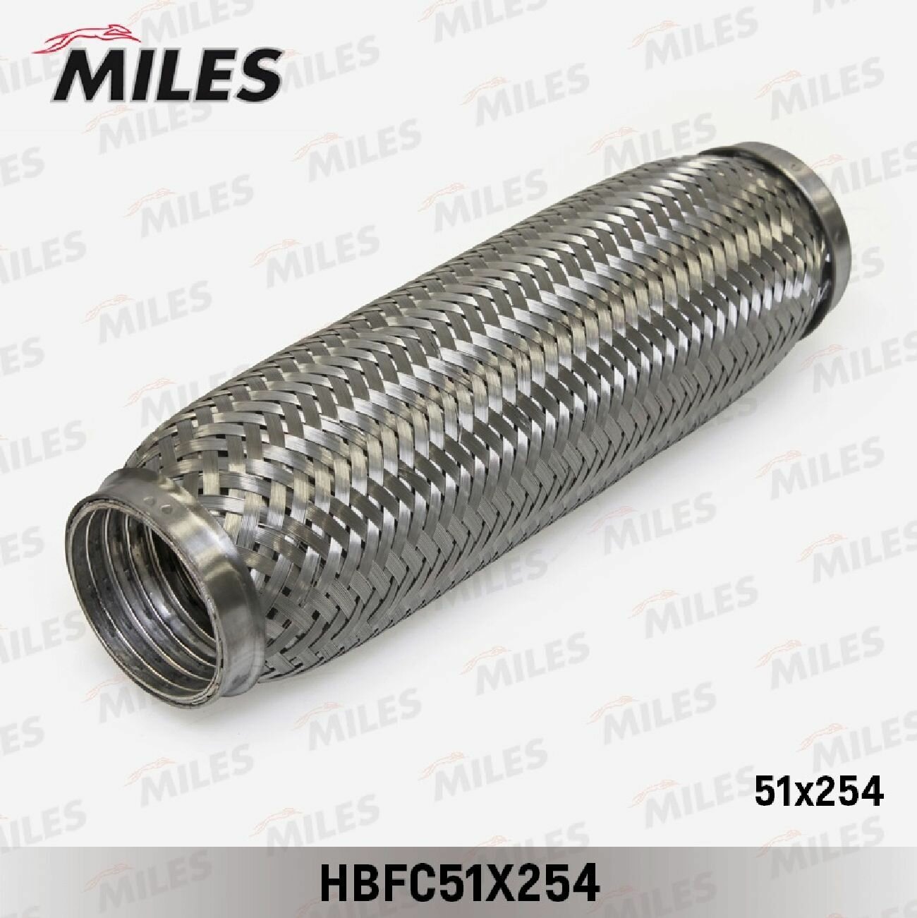 Труба гофрированная с внутренним металлорукавом 51X254, MILES HBFC51X254