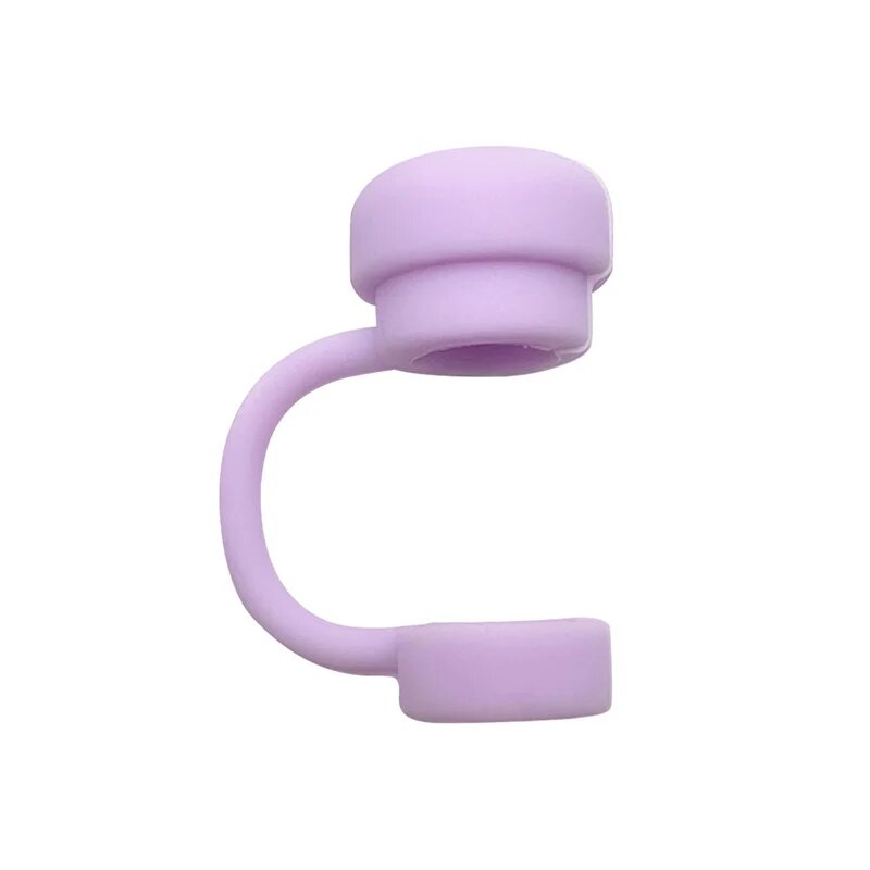 Силиконовый колпачок для соломинки Purple