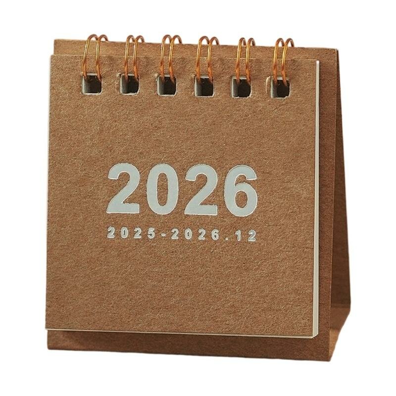 Настольный календарь на 19 месяцев (июнь 2025 – декабрь 2026), Коричневый