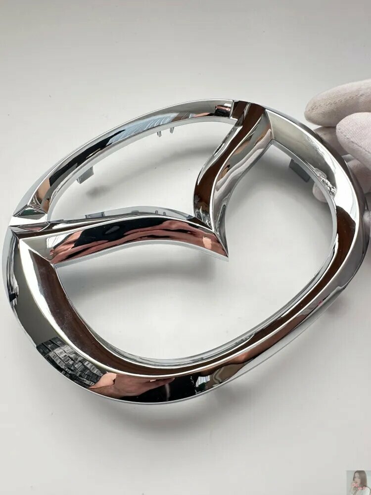 Эмблема Mazda 165мм, шильдик Мазда 1шт.(хром)