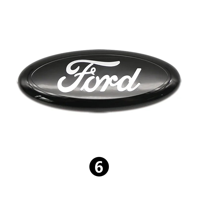 Эмблема Ford черная 14.5x5.8cm