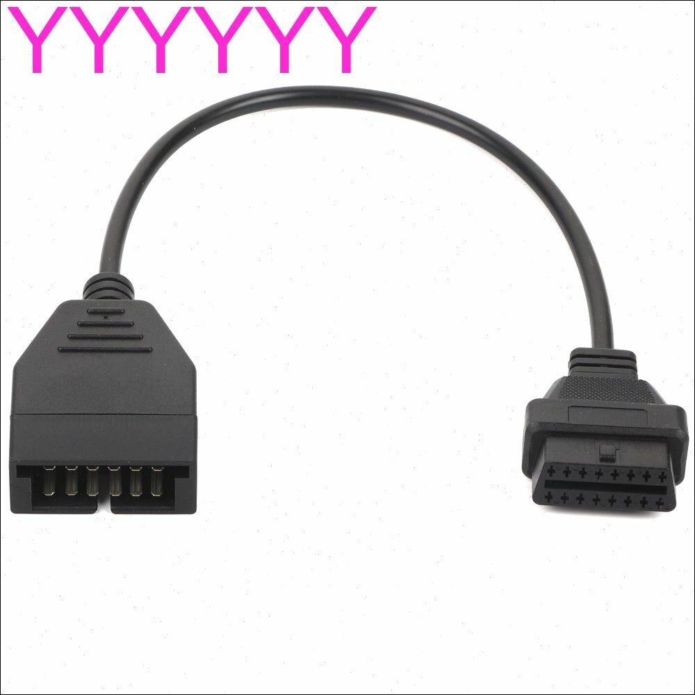 Переходник OBD1 GM 12 pin на OBD2 16 pin — адаптер для автосканера, диагностика ВАЗ Daewoo Chevrolet для сканеров