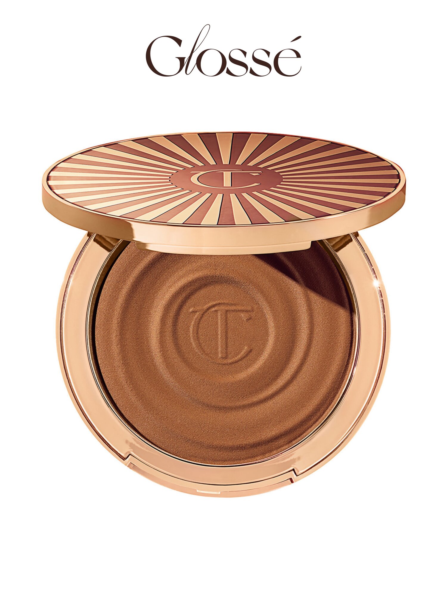 Charlotte Tilbury бронзер Beautiful Skin Sun-Kissed Glow Bronzer, оттенок 2 MEDIUM, 21 гр.