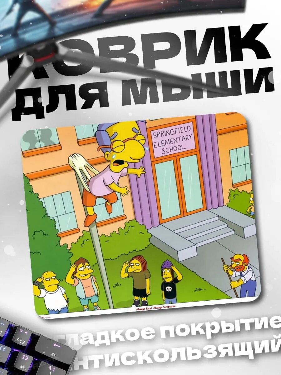 Коврик для мыши Скинер в школе