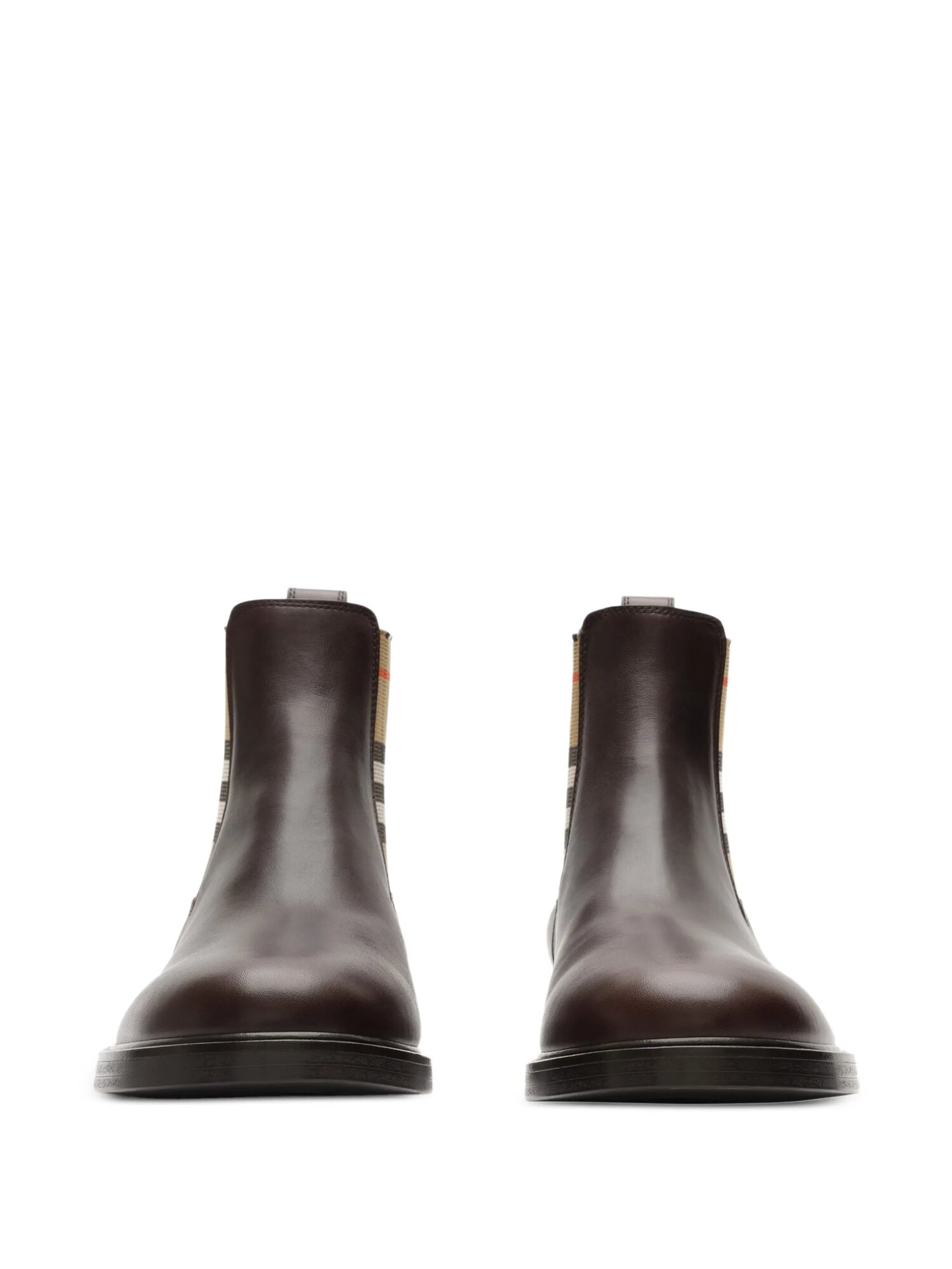 Ботинки BURBERRY Leather Pembroke boots, размер 43.5, brown — фото 1