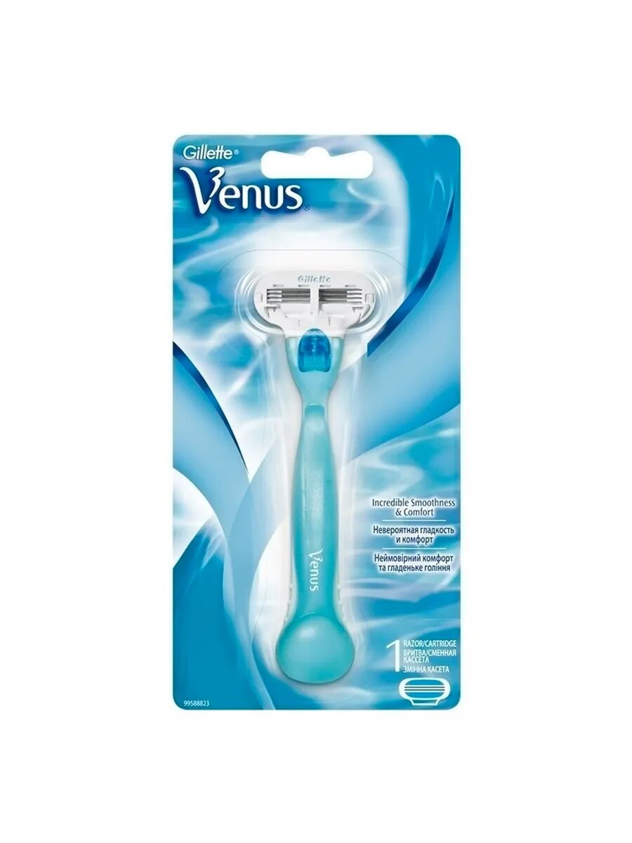 Бритвенный станок Venus Smooth с тройным лезвием со сменной