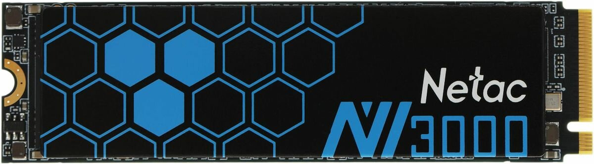 SSD-накопитель Netac 1.0Tb NV3000Q Series (NT01NV3000Q-1T0-E4) черный, M.2, PCIe 3x4