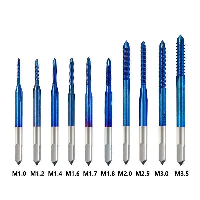 Набор метчиков xcan M1-M3.5 с ключом, 10шт