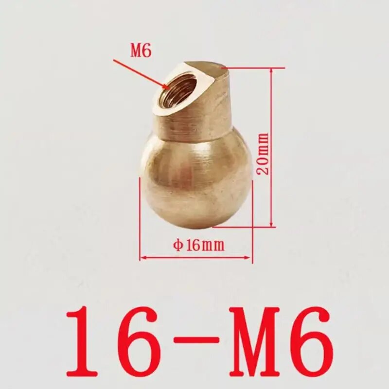 Латунный сопло-шарик для наклонного распыления HELTC 16MM
