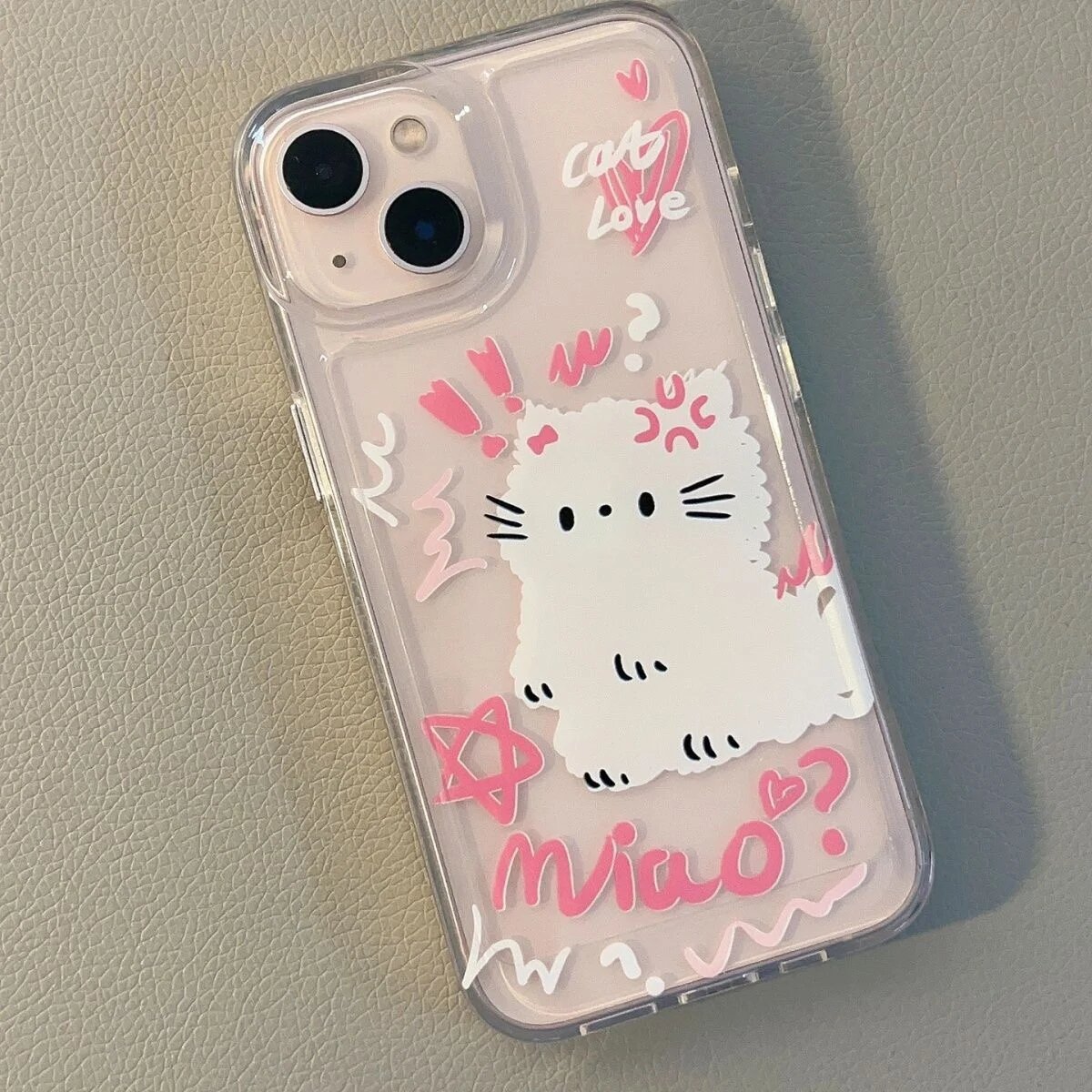 Чехол для iPhone 11, Clear-SMTYX051126A, с котиком