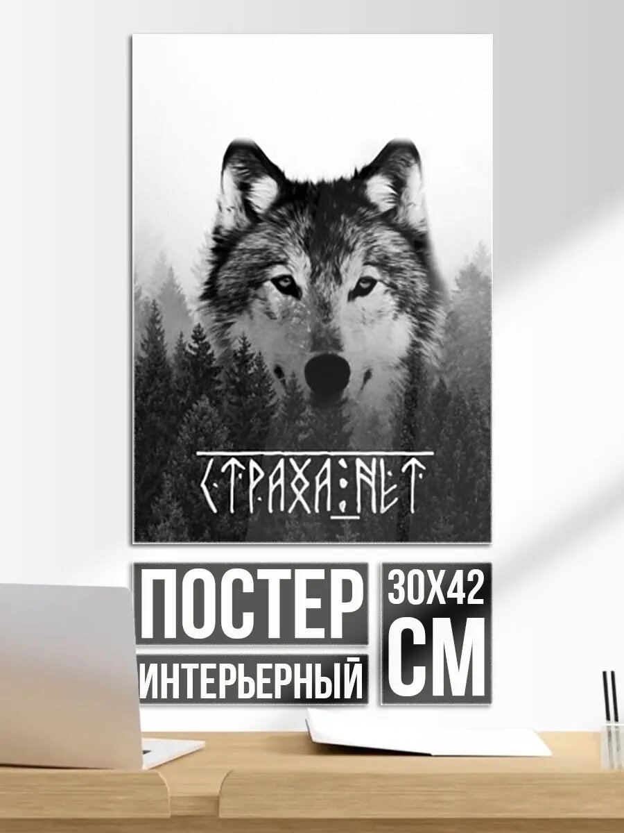 Постер на стену Страха нет славяне
