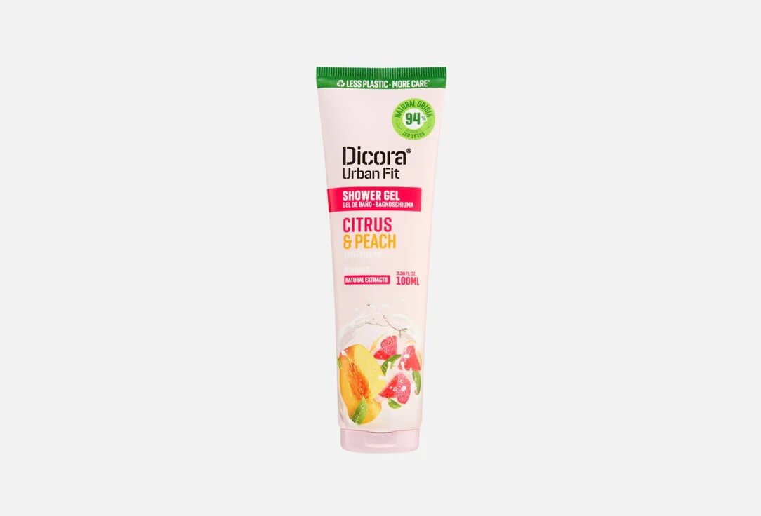 Dicora Urban Fit VITAMIN С, Citrus & Peach Питательный гель для душа 100 мл