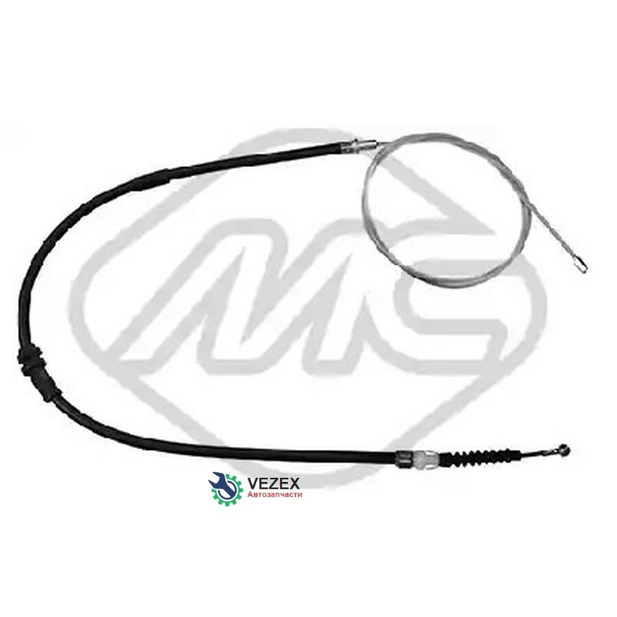 METALCAUCHO 83767 Трос ручника vw caddy ii all maxi mod. dx/sx-rh/lh