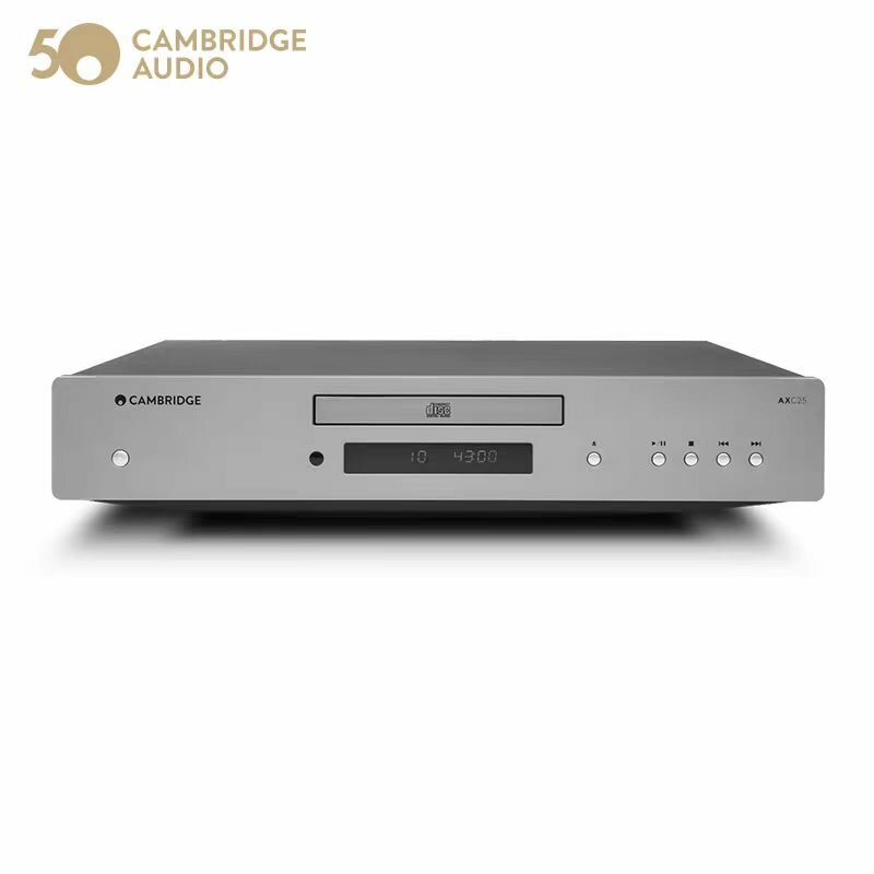 CD-проигрыватель Cambridge Audio AXC25, серебристый, цифровой ЦАП WM8524