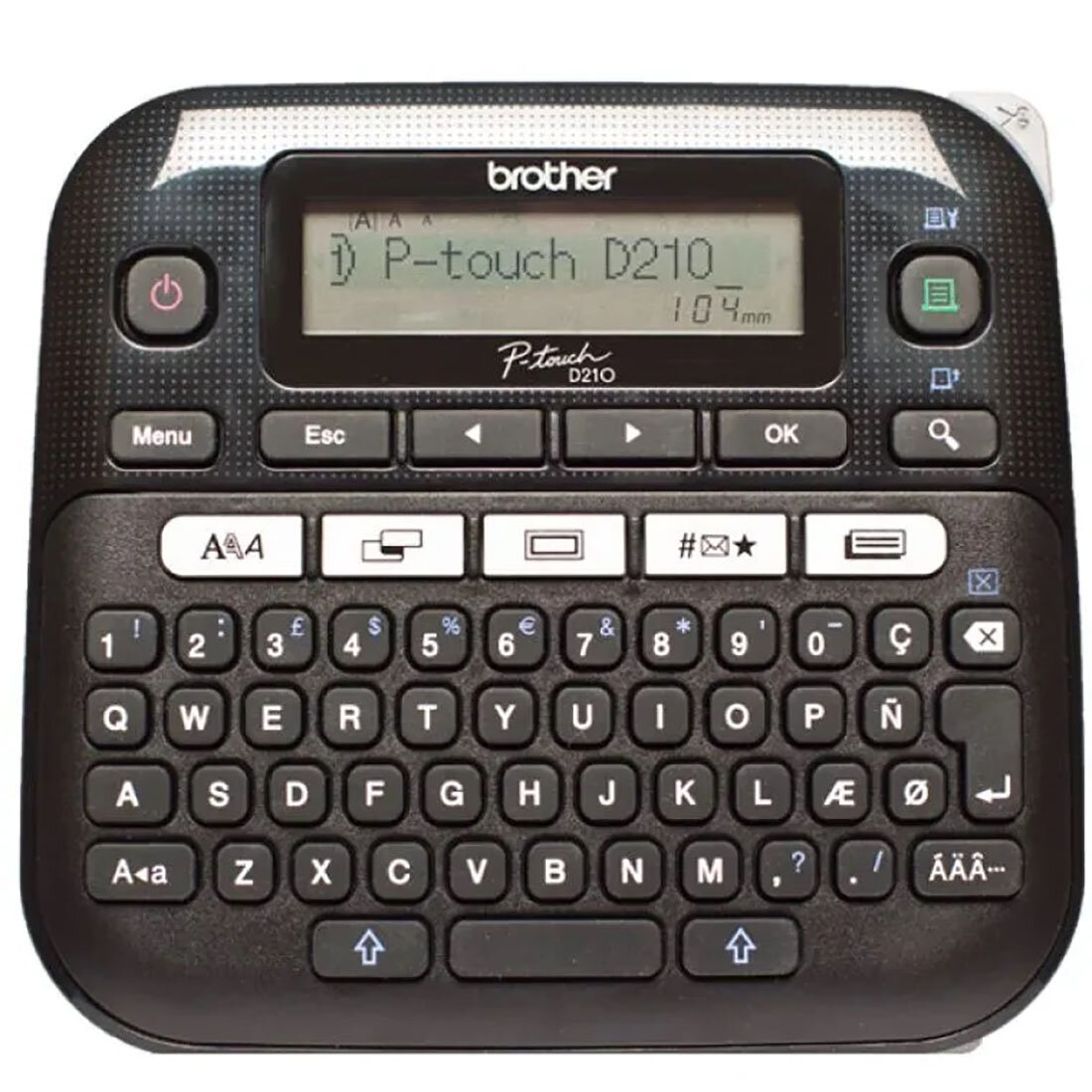 Принтер BROTHER P-Touch PT-D210 для печати этикеток (английская клавиатура)