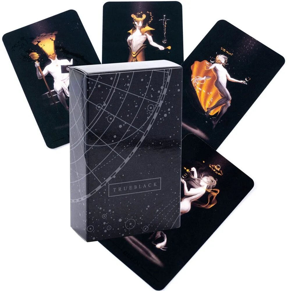 Истинное Черное Таро, True Black Tarot (80 карт + инструкция)
