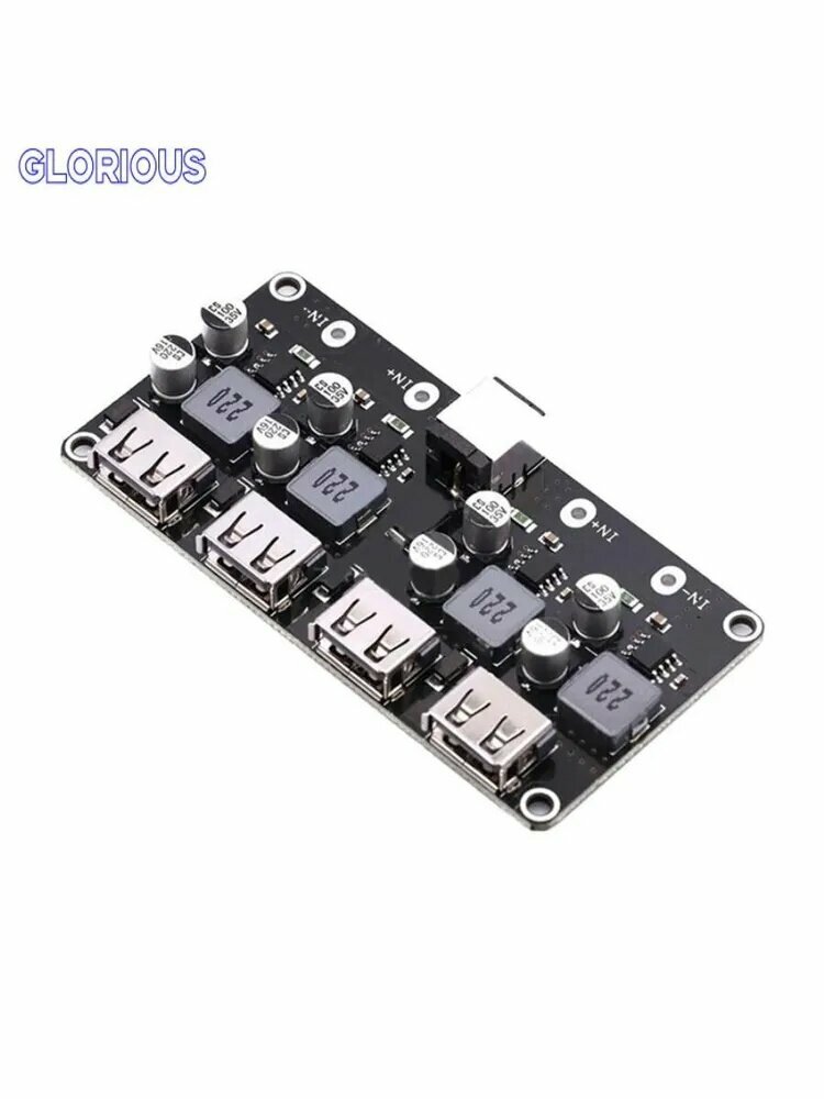 4-Канальный Модуль Быстрой Зарядки PD 65W PRO USB PD3.0/2.0 QC3.0/2.0 FCP AFC Зарядное Устройство